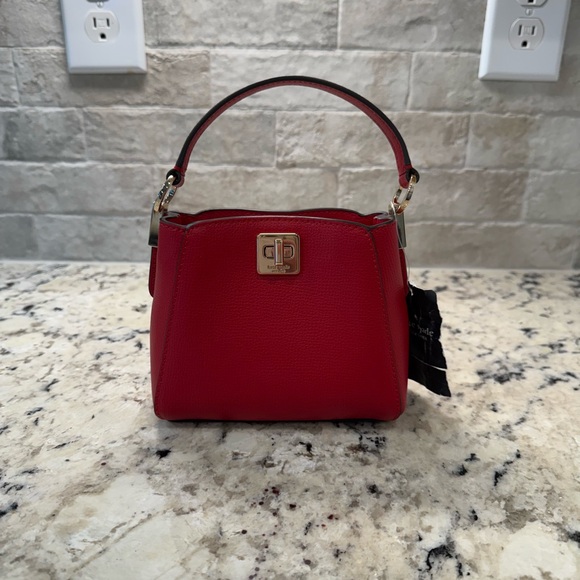 kate spade | Bags | Kate Spade Nwt Phoebe Red Mini Bag Wgold Hardware ...